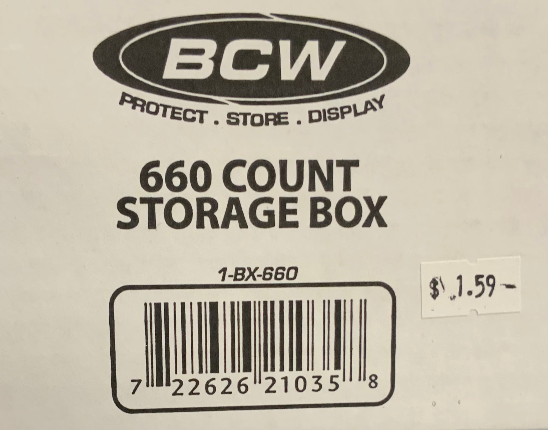 BCW 660 Count Storage Box – Warehouse Comics, Cards & Gaming