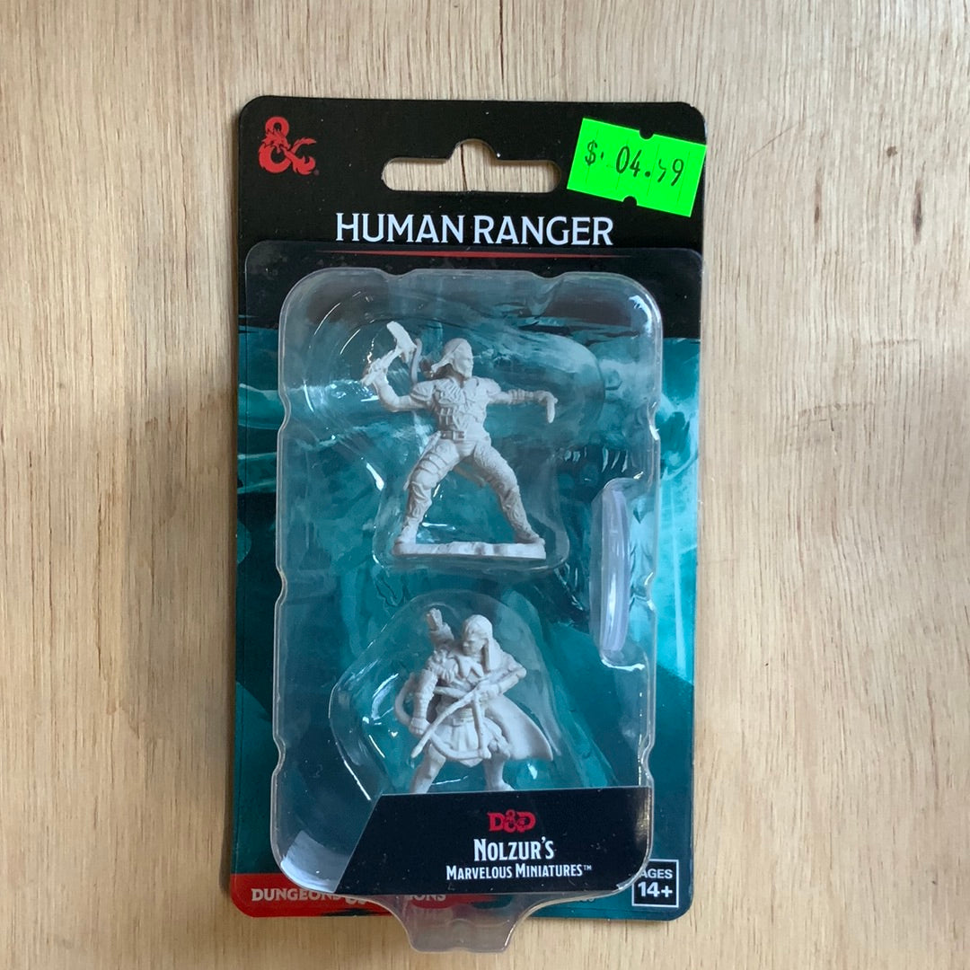 D&D Human Ranger Miniature – Warehouse Comics, Cards & Gaming