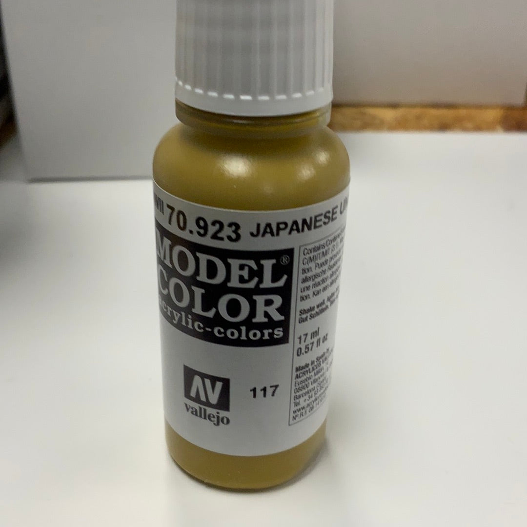 Vallejo model color acrylic colors 70.923 Japanese uniform WW II ...