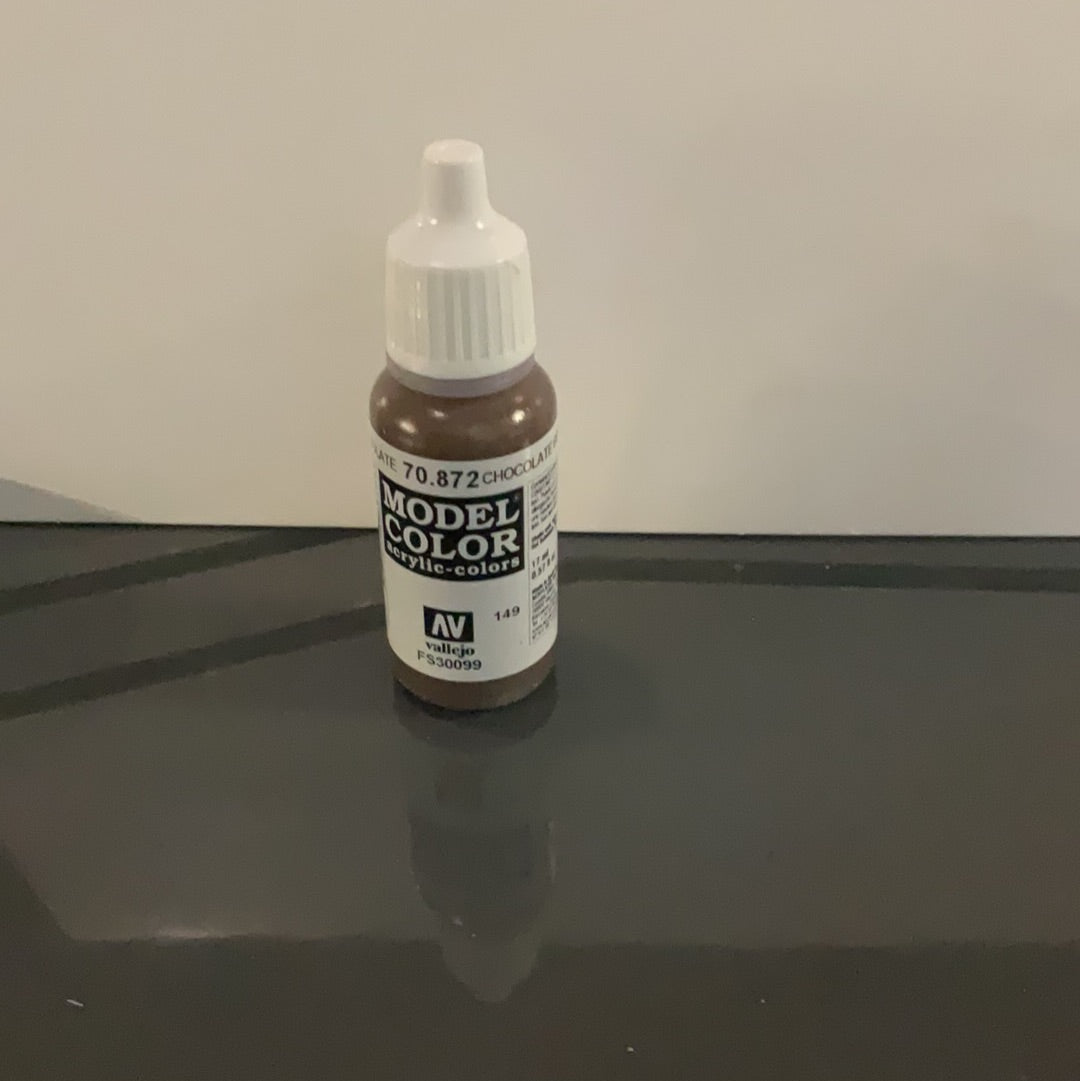 Vallejo model color acrylic colors 70.872 chocolate brown – Warehouse ...