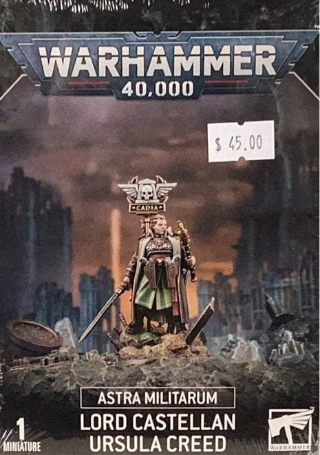 40k Astra Militarum - Lord Castellan Ursula Creed – Warehouse Comics ...