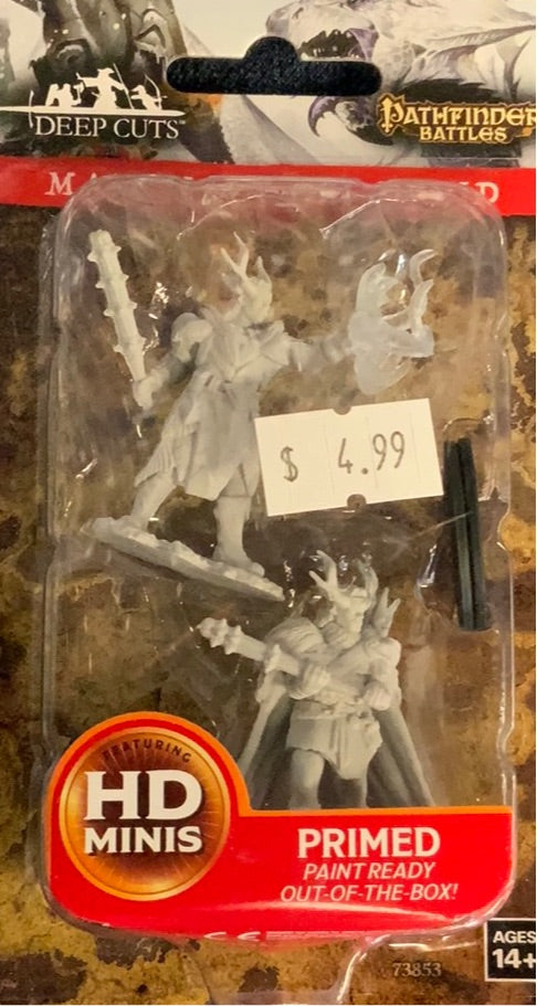 Pathfinder Battles Primed HD Figure - Male Half-Orc Druid – Warehouse ...