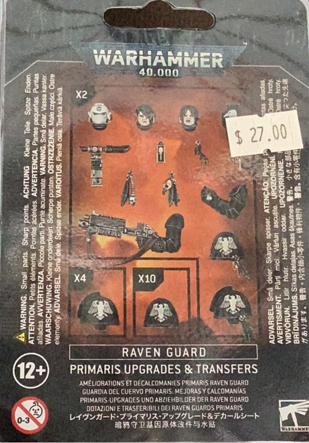 Warhammer 40k - Raven Guard Primaris Upgrades & Transfers – Warehouse ...